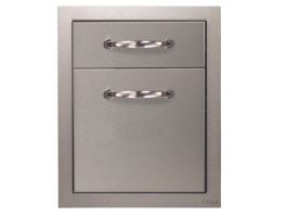 Artisan 17-Inch Double Access Drawers - Grillio