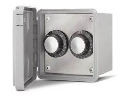Infratech 240V Double Input Regulator Stainless Steel Surface Mount ...