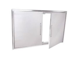 K00AA2414 Stainless Steel BBQ Grill Doors | Model K00AA2414
