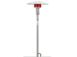 Sunglo 50,000 BTU Natural Gas Permanent Post-Mount Patio Heater with ...