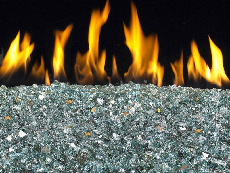 American Fyre Designs Fire Glass - Azuria Reflective