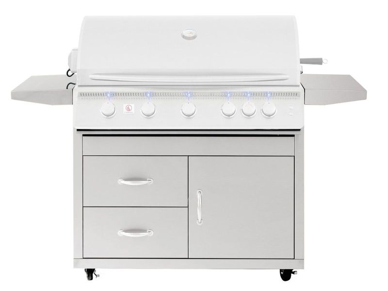 Summerset 40-Inch Gas Grill Cart For Sizzler Pro Gas Grills