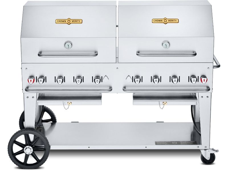 Crown Verity Professional Series: Mobile Grills CV-MCB-60RDP-LP, CV-MCB ...