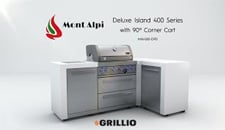 Luxury Outdoor Kitchen Islands | 90-Degree Corner | Mont Alpi BBQ ...